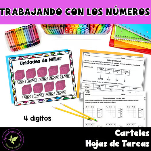 Trabajando con los números – Aprendamos Juntos Maestra Yesenia