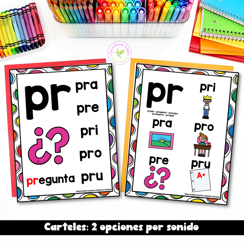 Sílabas Trabadas / Grupos Consonánticos – Aprendamos Juntos Maestra Yesenia